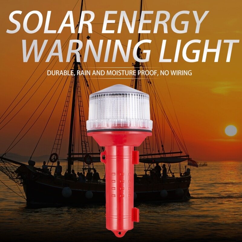3H Lampu Penanda Jaring Kapal Laut Solar LED 2000M For Tarikan Ikan ...