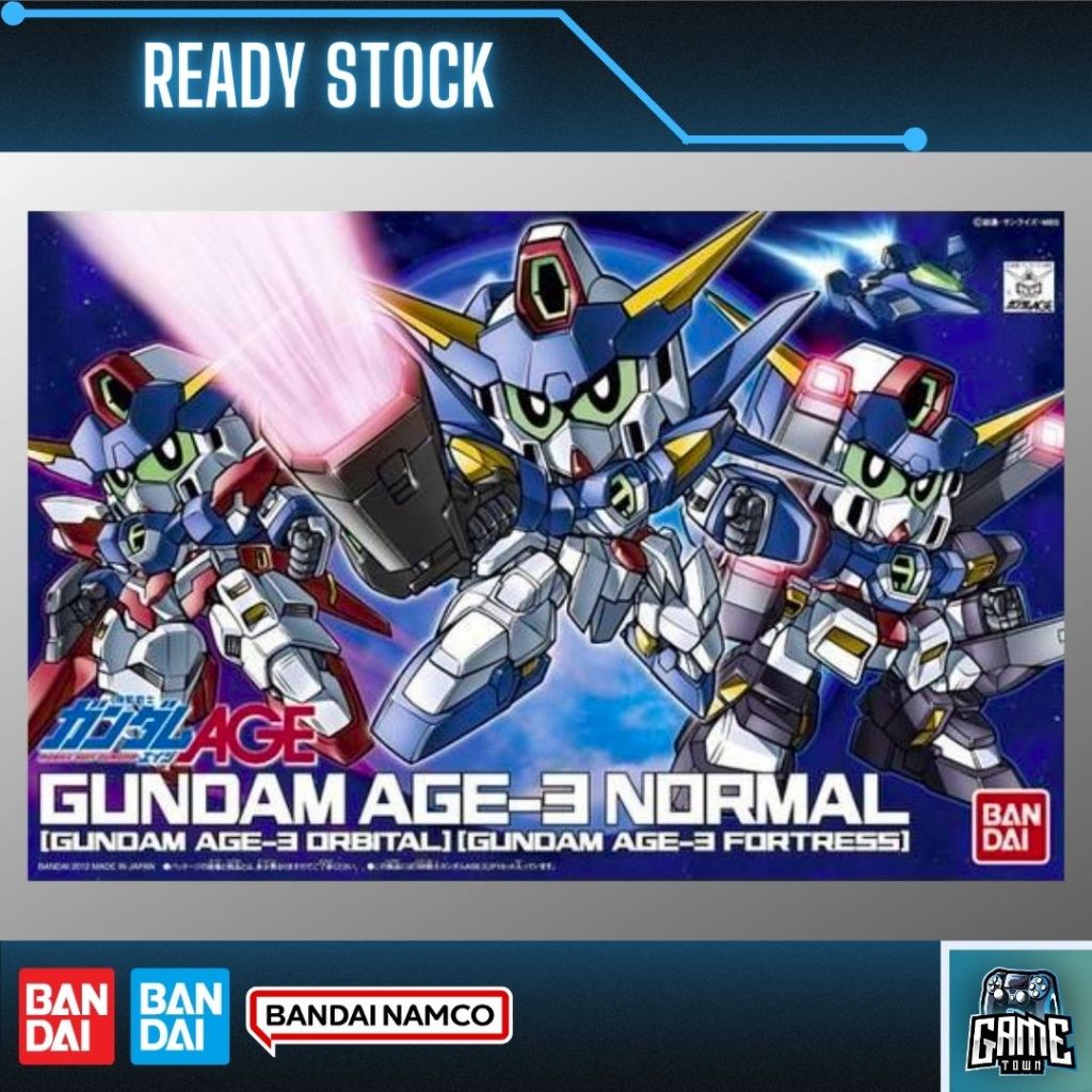 Bandai SD BB Senshi 0372 Gundam AGE-3 (Normal / Orbital / Fortress) | Shopee Malaysia