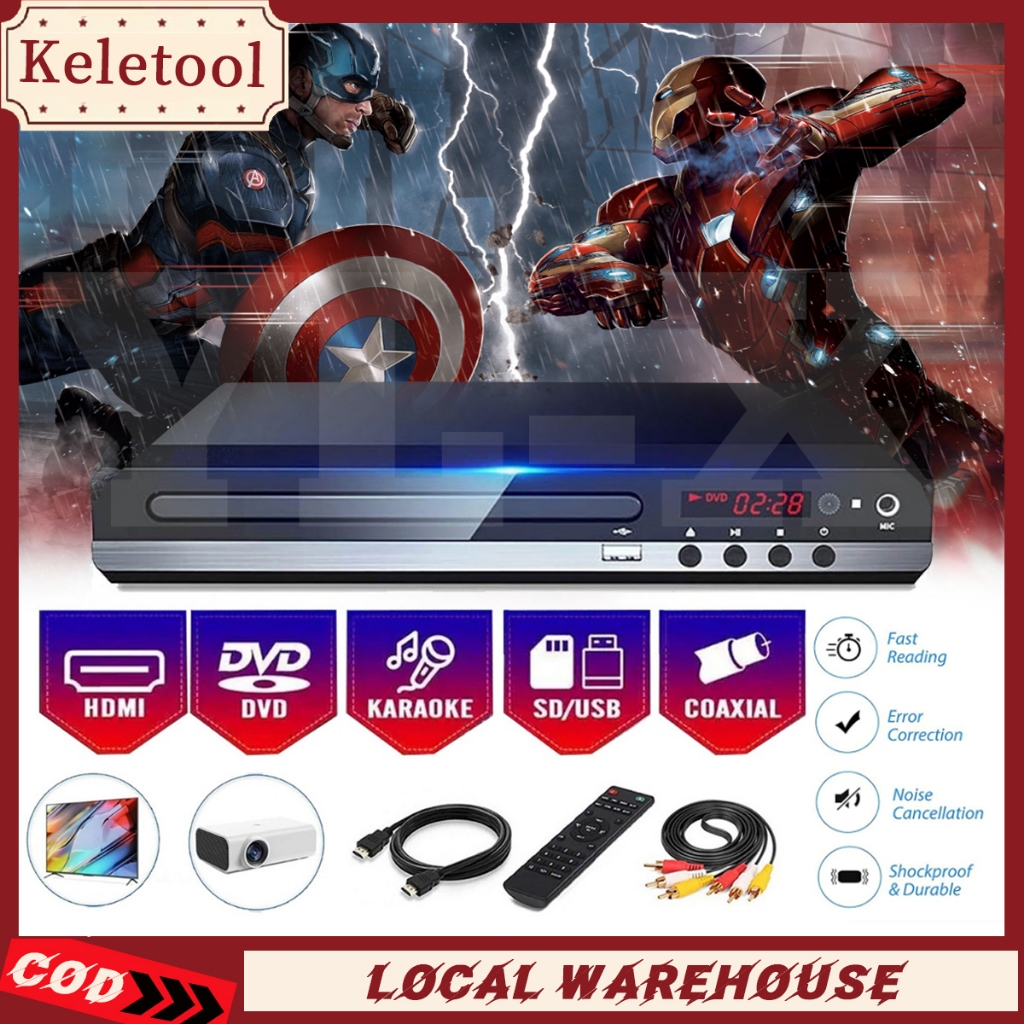 1080P DVD Player Full HD VCD Player Hdmi Home DVD CD Player for tv ...