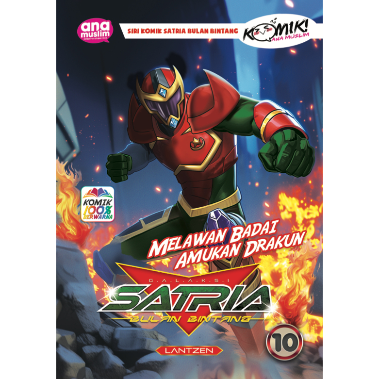 KOMIK REVOLUSI SATRIA BULAN BINTANG 10 - MELAWAN BADAI AMUKAN DRAKUN ...