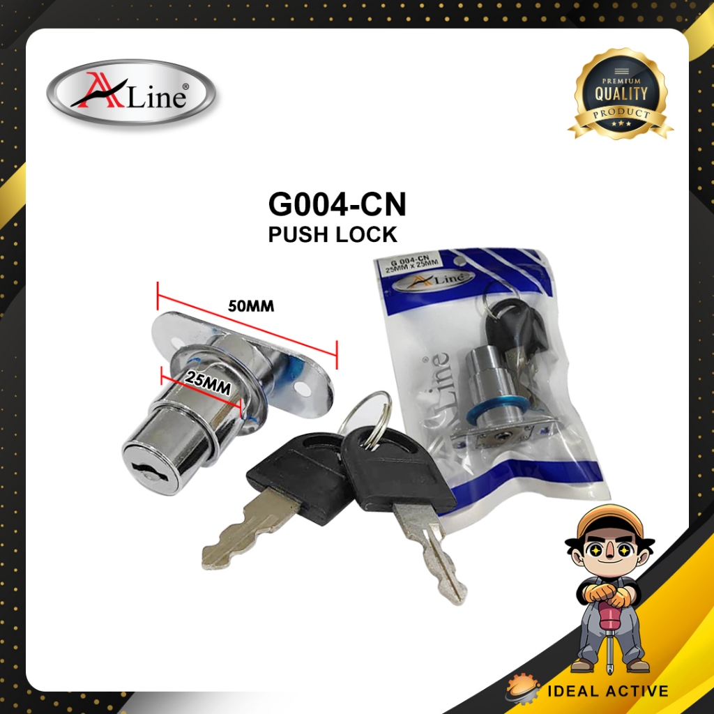 Aline G004-CN Push Lock Open Desk Drawer Lock | Shopee Malaysia