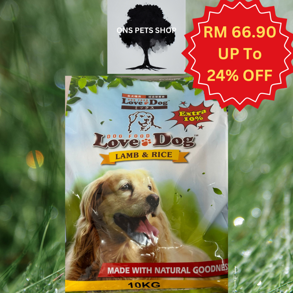 Love Dog Lamb & Rice - Premium Dog Food 10Kg | Shopee Malaysia