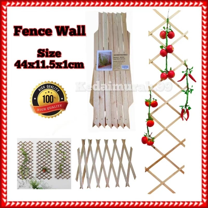 Wood Wall Fence Plant Flower Stand/Climbing Wall Panel Fence Folding ...