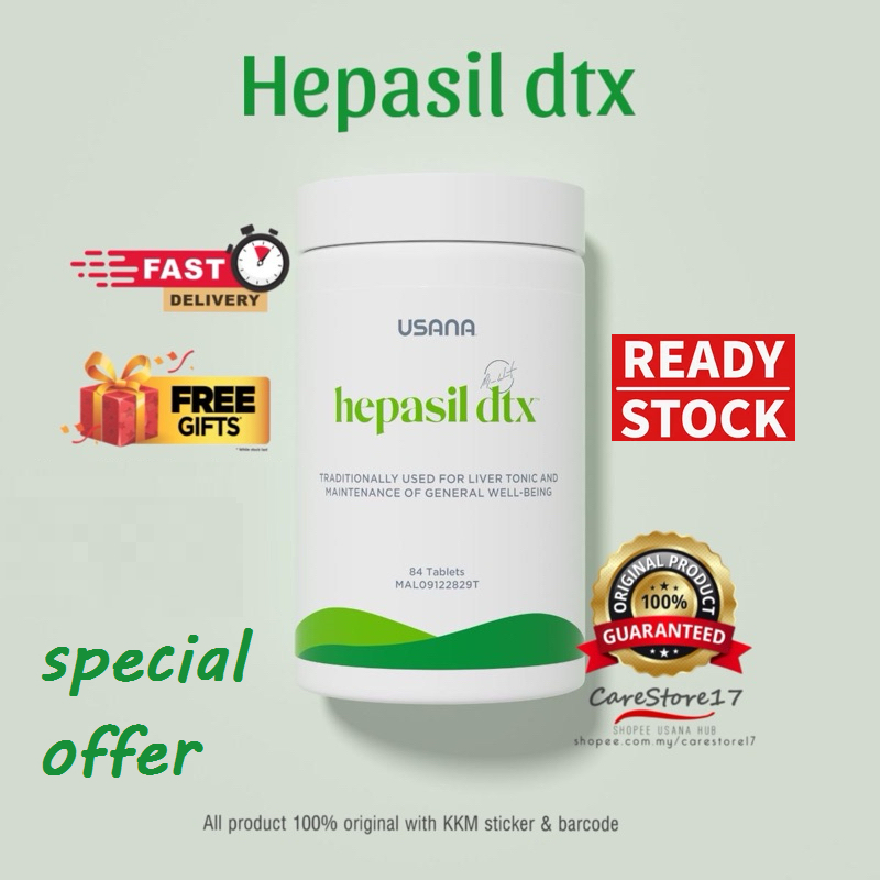 现货 ORIGINAL USANA Hepasil DTX 护肝宝 84‘s 肝脏救星 Exp12/2025 | Shopee Malaysia