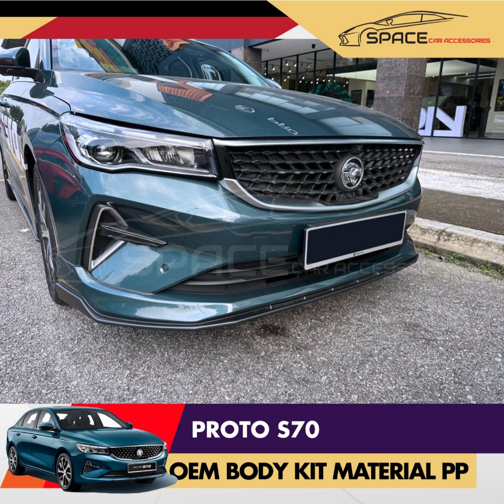 Proton s70 BodyKit Full Set OEM Design (FRONT LIPS/ SIDE SKIRT/ REAR ...