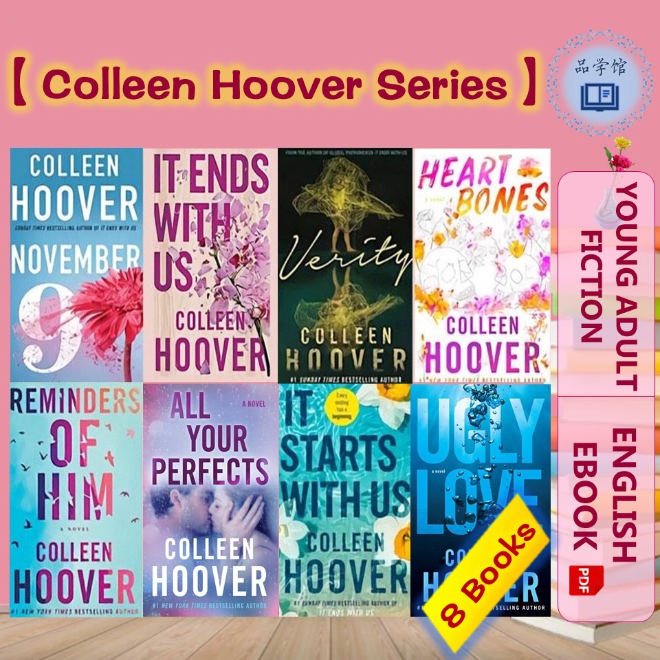 【English Fiction】Colleen Hoover Series (8 Books) It Starts With Us | It ...