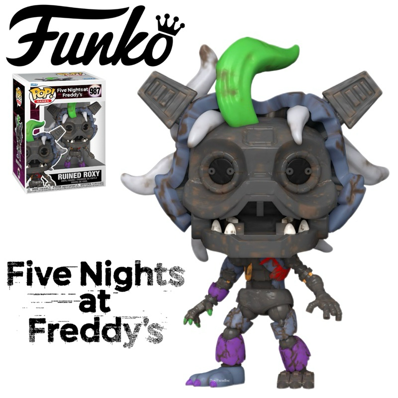 Original Funko Pop Vinyl Figure Ruined Roxy No.987 Games Five Nights At ...
