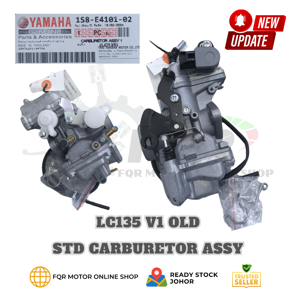 YAMAHA LC135 V1 OLD LC 135 LAMA FIRST MODEL KARBURETOR KARB STANDARD CARBURETOR CARB STD ASSY ...