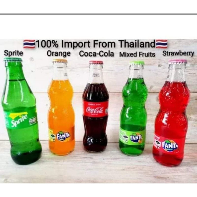 IMPORTED THAILAND FANTA GLASS BOTTLE 250ml | Shopee Malaysia