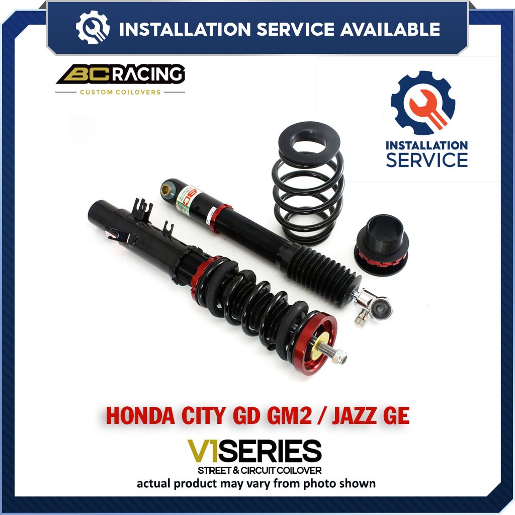 HONDA CITY GD , GM2 / JAZZ GE -BC RACING V1 SIRI SUSPENSI BOLEH LARAS ...