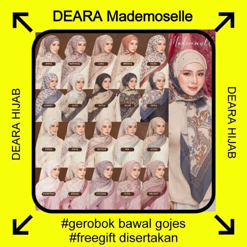 DEARA HIJAB MADEMOISELLE (STOKIS HQ) | Shopee Malaysia