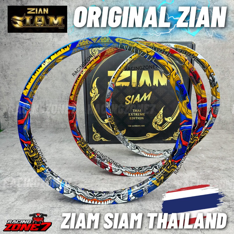 100% ORIGINAL ZIAN SIAM ALLOY RIM 1.4 x 17/ Zian Alloy Rim King ...