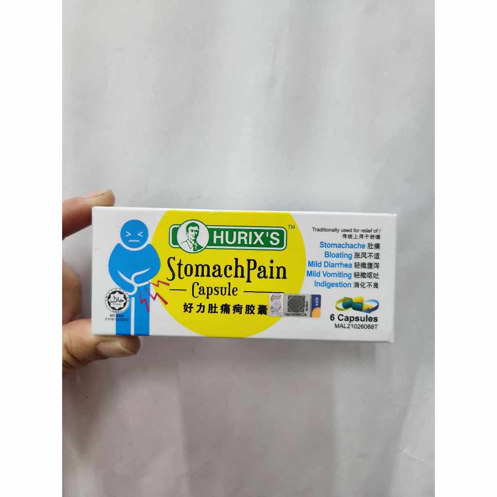 HURIX'S Stomach Pain Capsule (6s) | Shopee Malaysia