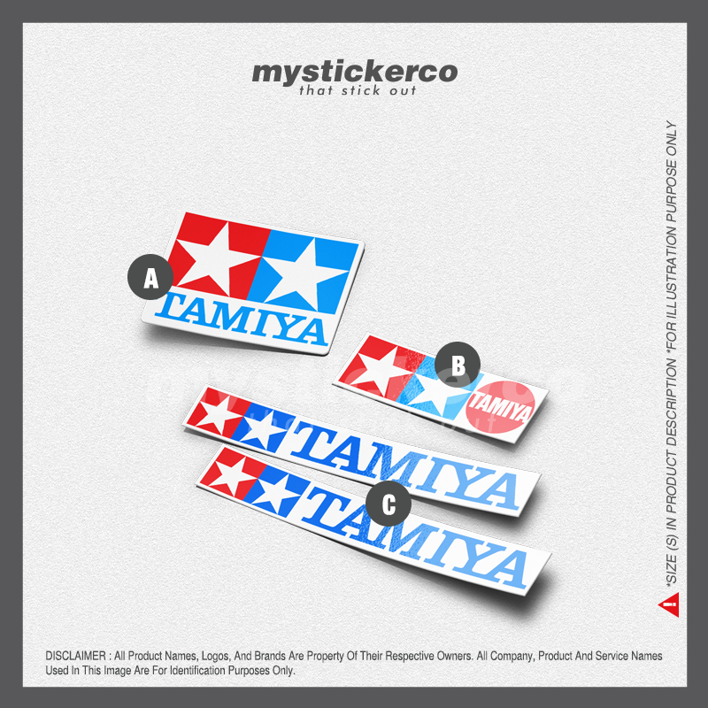 Sticker - Tamiya (Logo) | Shopee Malaysia