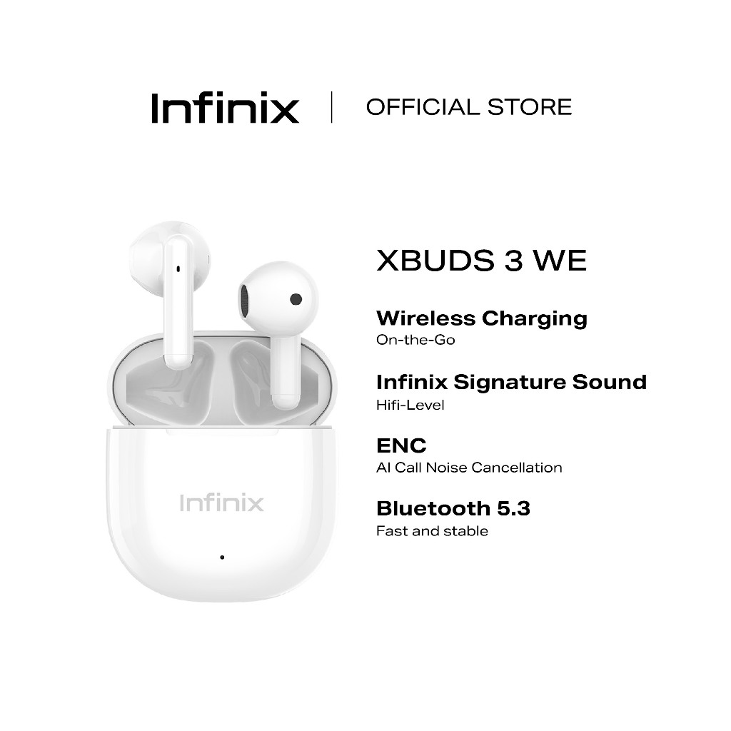 Infinix XBUDS 3 WE earphone Wireless Charge ENC Noise Cancellation ...