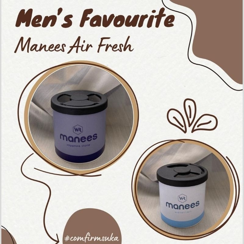 MANEES CAR PERFUME PEWANGI KERETA FIBRE WICK PERFUME | Shopee Malaysia