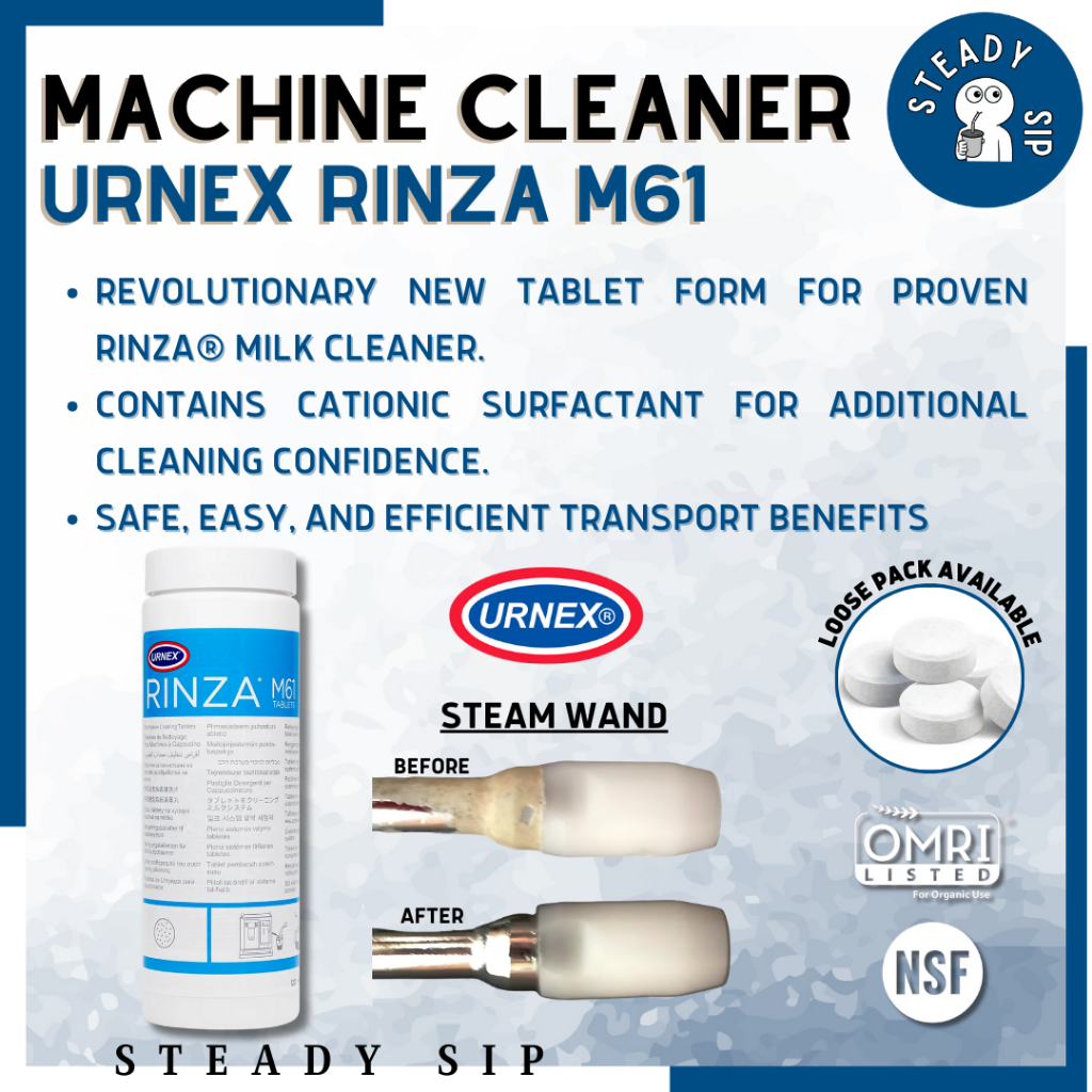 Steady Sip Urnex Rinza Steam Wand Cleaner Remove Milk Stain Milk ...