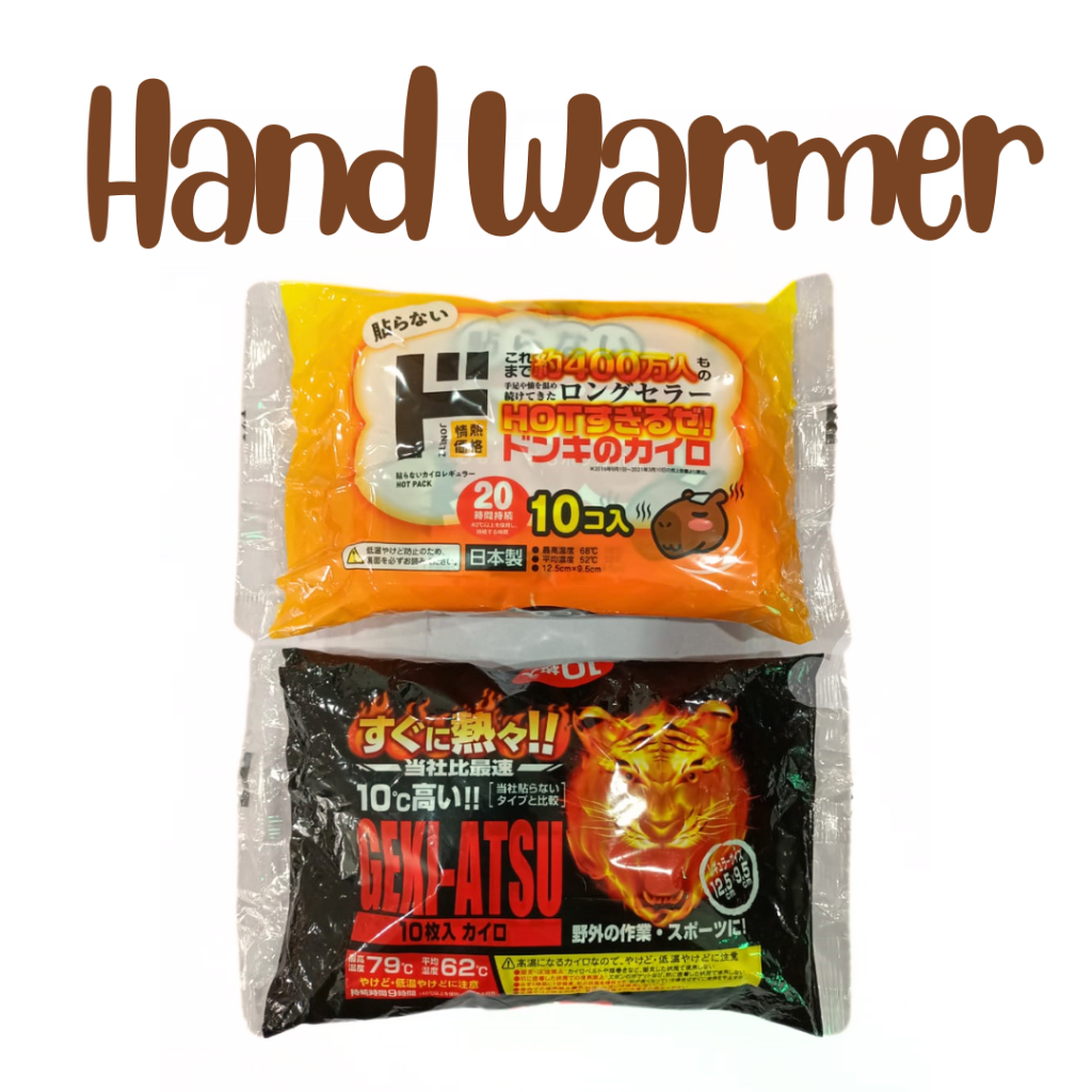 Japan Heat Pad 20hour *NON-stick* Hand Warmer for Cold Weather Winter ...