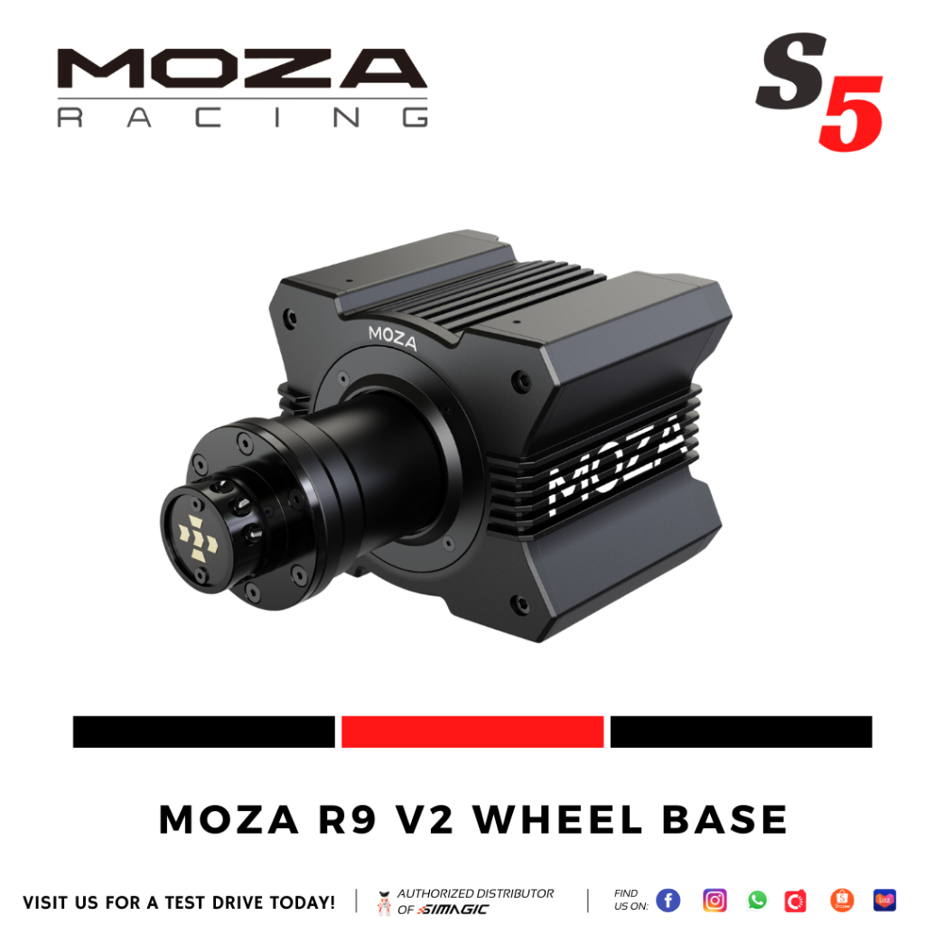 MOZA R9 V2 Direct Drive Wheel / moza racing simracing / sim racing ...
