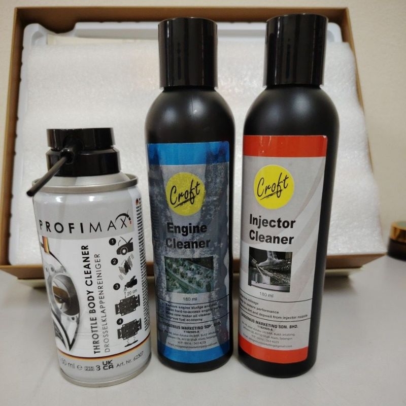 Injector CLEANER +ENGINE CLEANER +Throttle body CLEANER | Shopee Malaysia