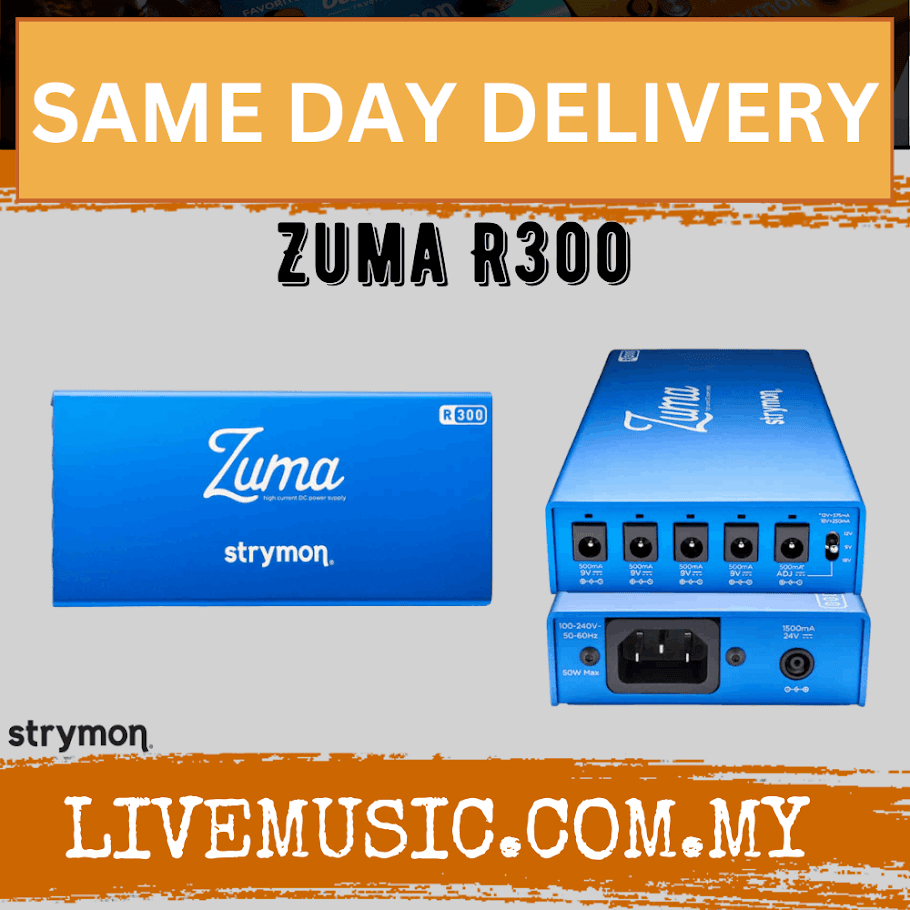 Strymon Zuma R300 Ultra Low Profile High Current DC Power Supply / 5 ...