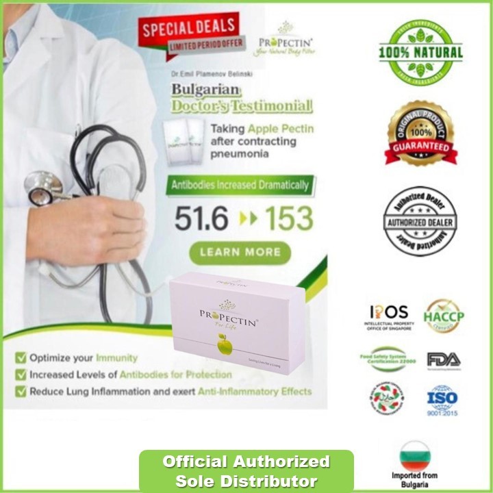 Propectin Pharmaceutical-grade Apple Pectin (30 sachets) 100% Authentic ...