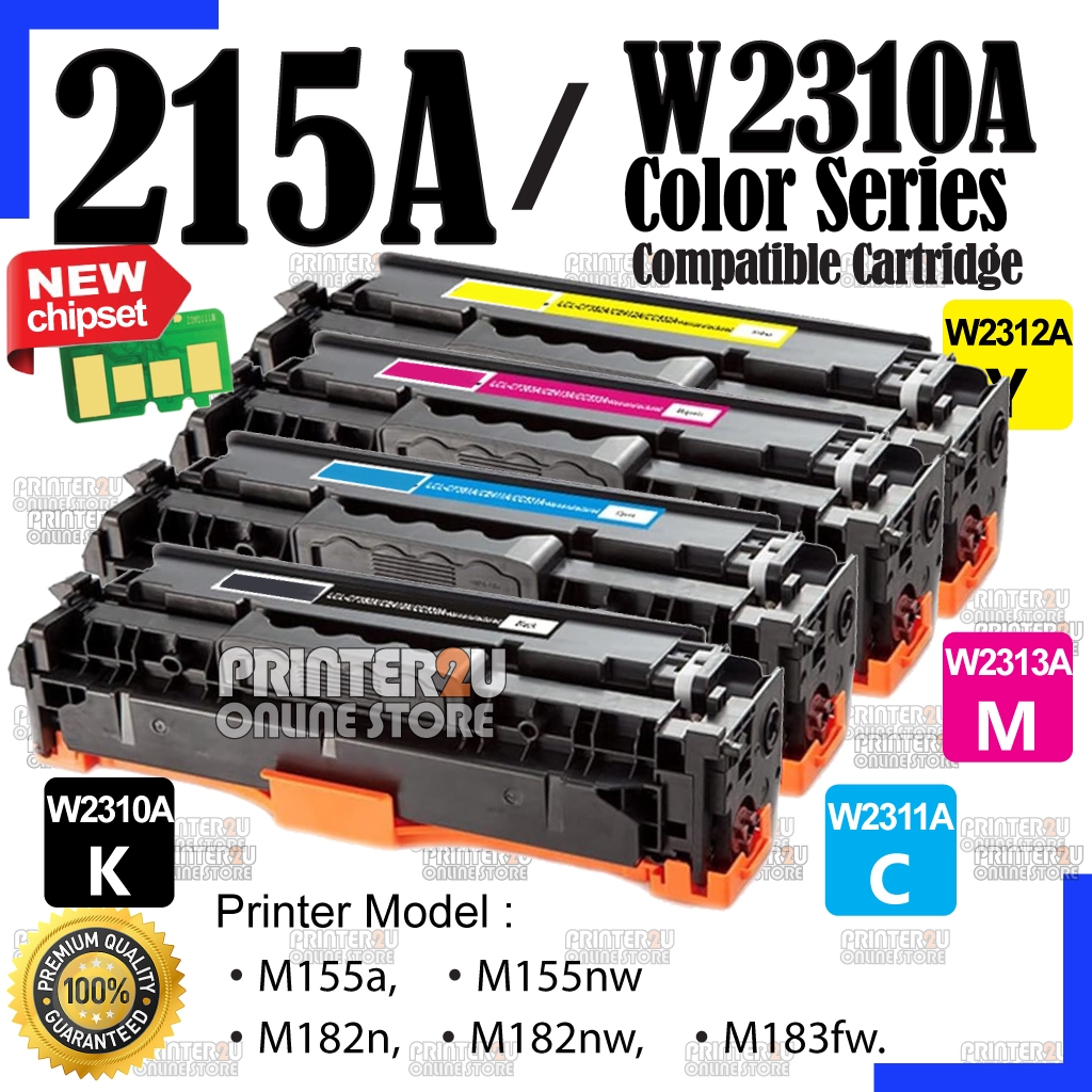 215A W2310A W2311A W2312A W2313A Compatible With H* Color LaserJet Pro ...
