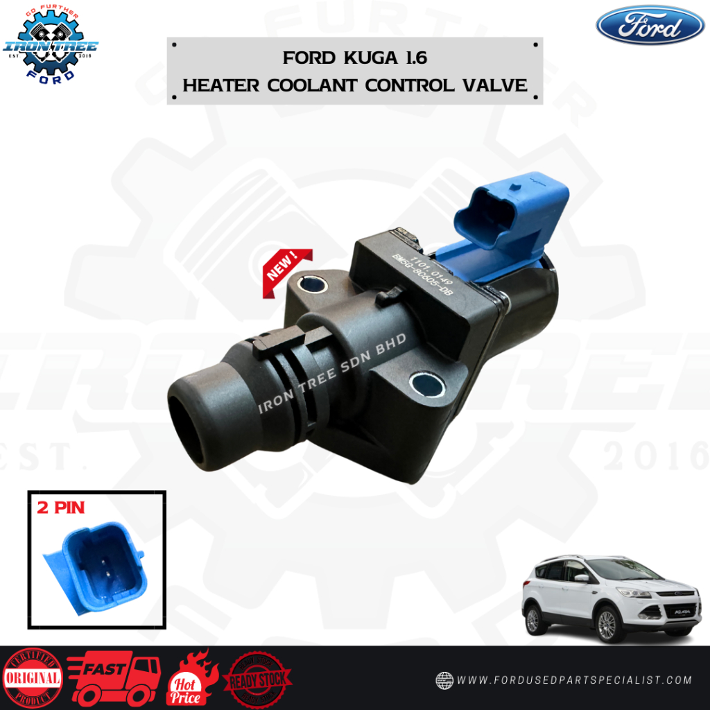 Ford Kuga 1.6 Coolant Heater Control Valve / OEM New / BM5G-8C605-DC ...