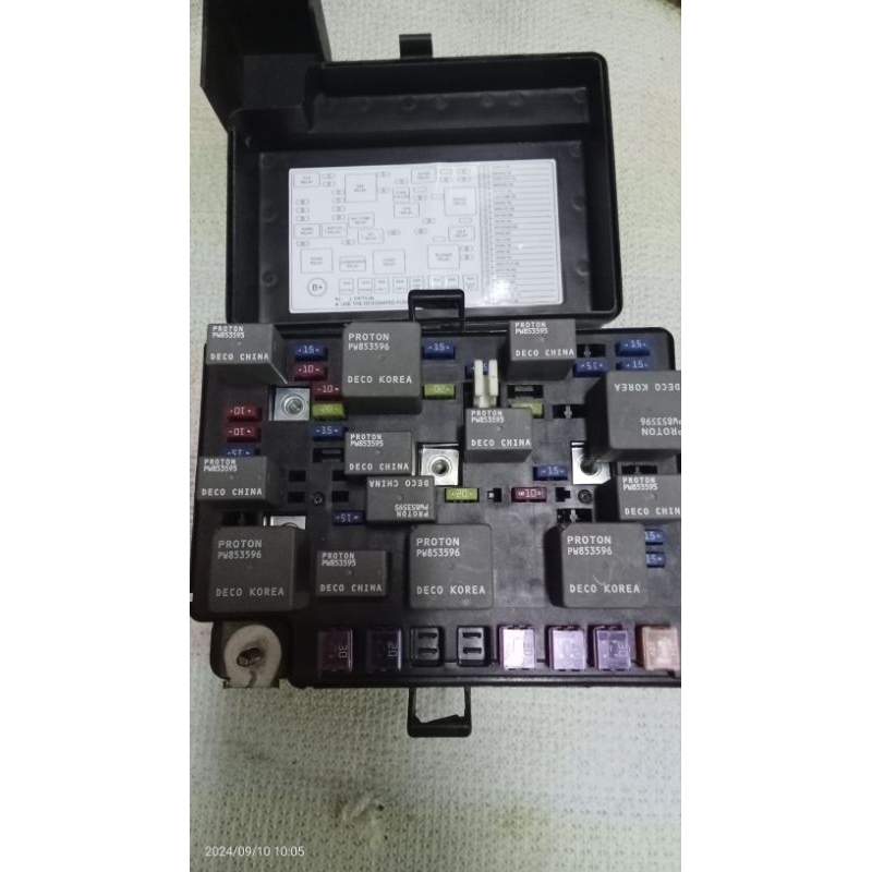 PERSONA ELEGANCE B LINE FUSE BOX ICM RELAY ORIGINAL USED | Shopee Malaysia