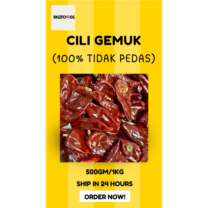 CILI KERING GEMUK (Tidak Pedas) | Shopee Malaysia