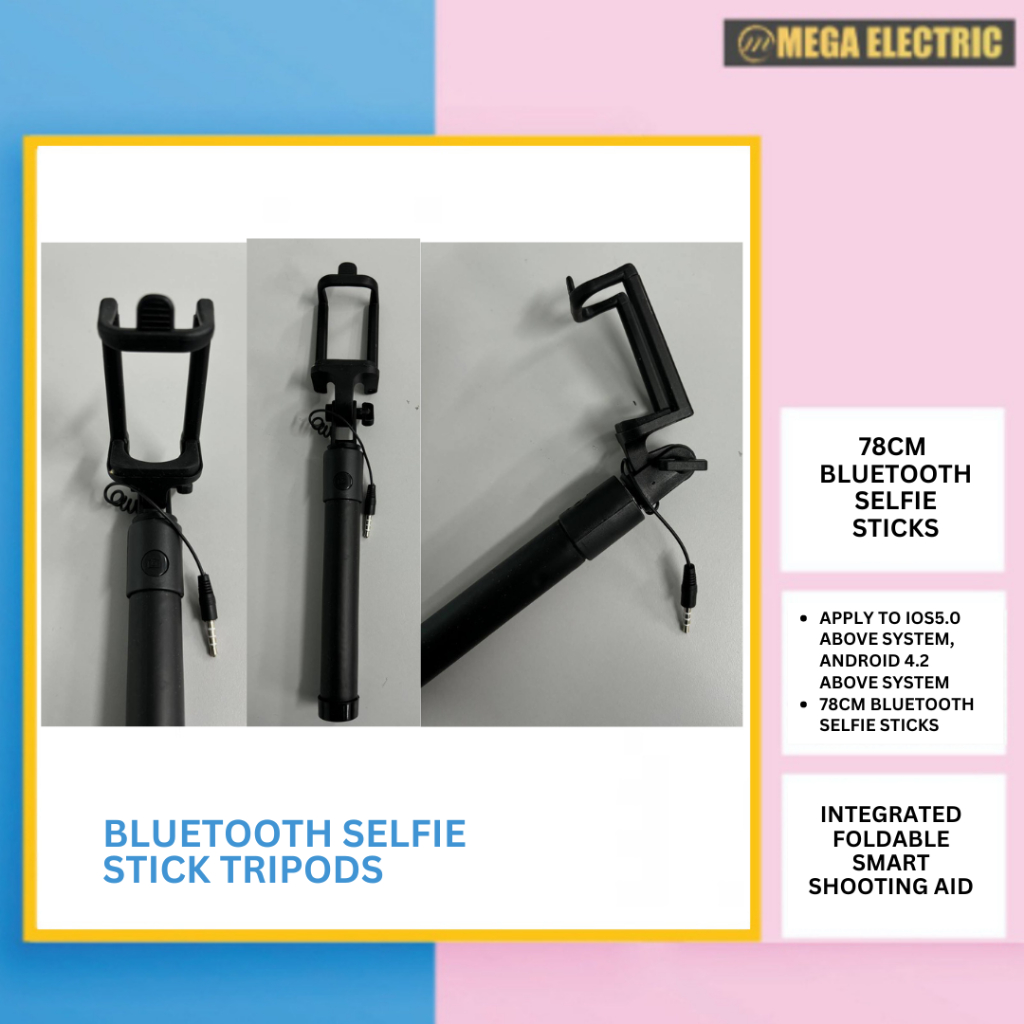 PRO 78cm Bluetooth Selfie Stick | Integrated Foldable Smart Shooting ...