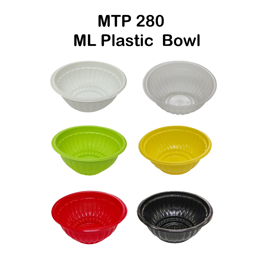 Disposable (PP) 9.5oz (280ml) Plastic Bowl/Party/Catering/Buffet ...