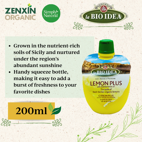 LBI Juice Organic Lemon Plus 200ml | Shopee Malaysia