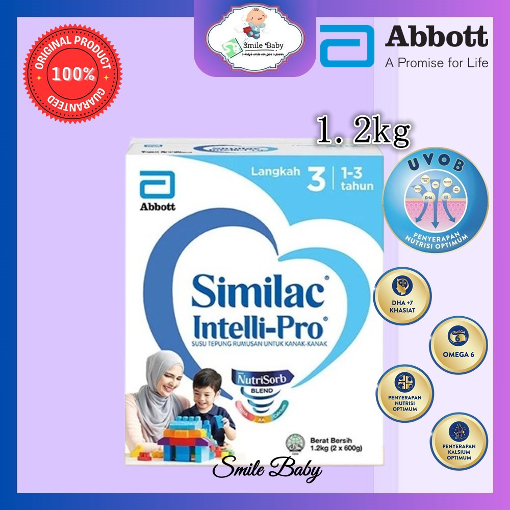 Similac Intelli-Pro Step 3 Growing Up Milk Formula BIB 600g/1.2kg ...