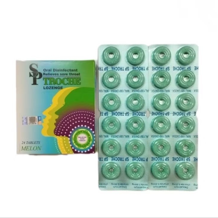 SP Troche Throat Lozenges Melon Flavor 24s (Exp 01/2028) | Shopee Malaysia