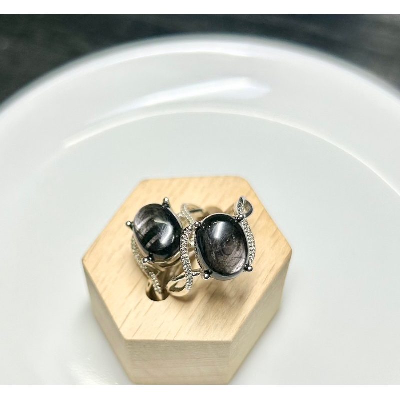 Hypersthene adjustable rings 金运石活口戒指 | Shopee Malaysia
