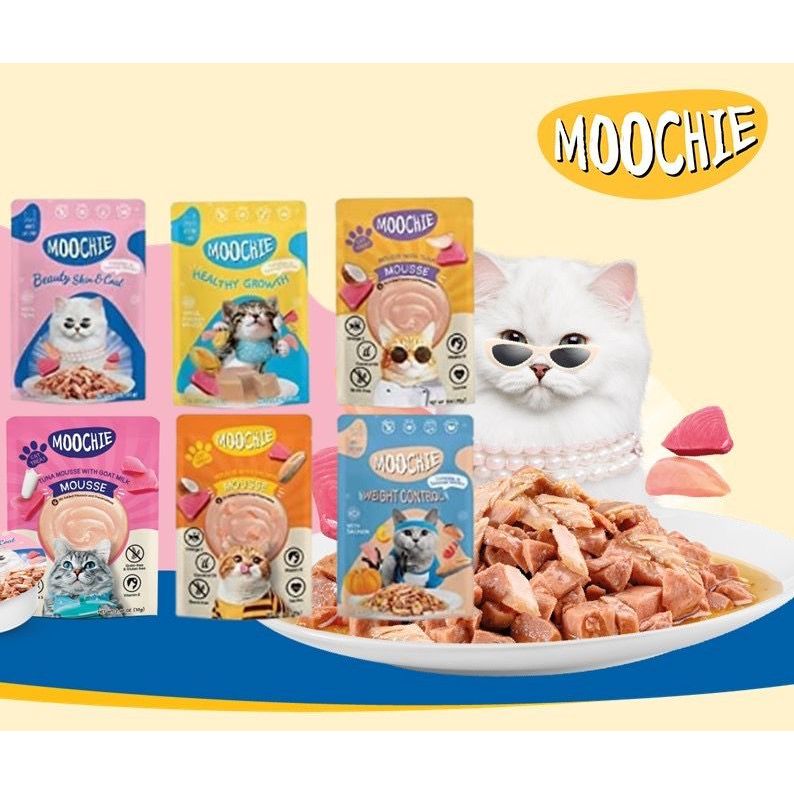 Moochie Cat Wet Food Pouch (12 packs X70G) | Shopee Malaysia