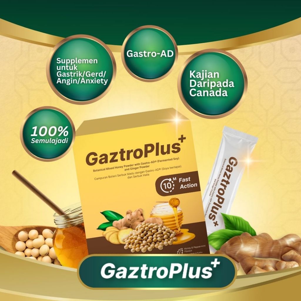 GAZTROPLUS | CAMPURAN BOTANI GASTRO AD HALIA MADU | Shopee Malaysia