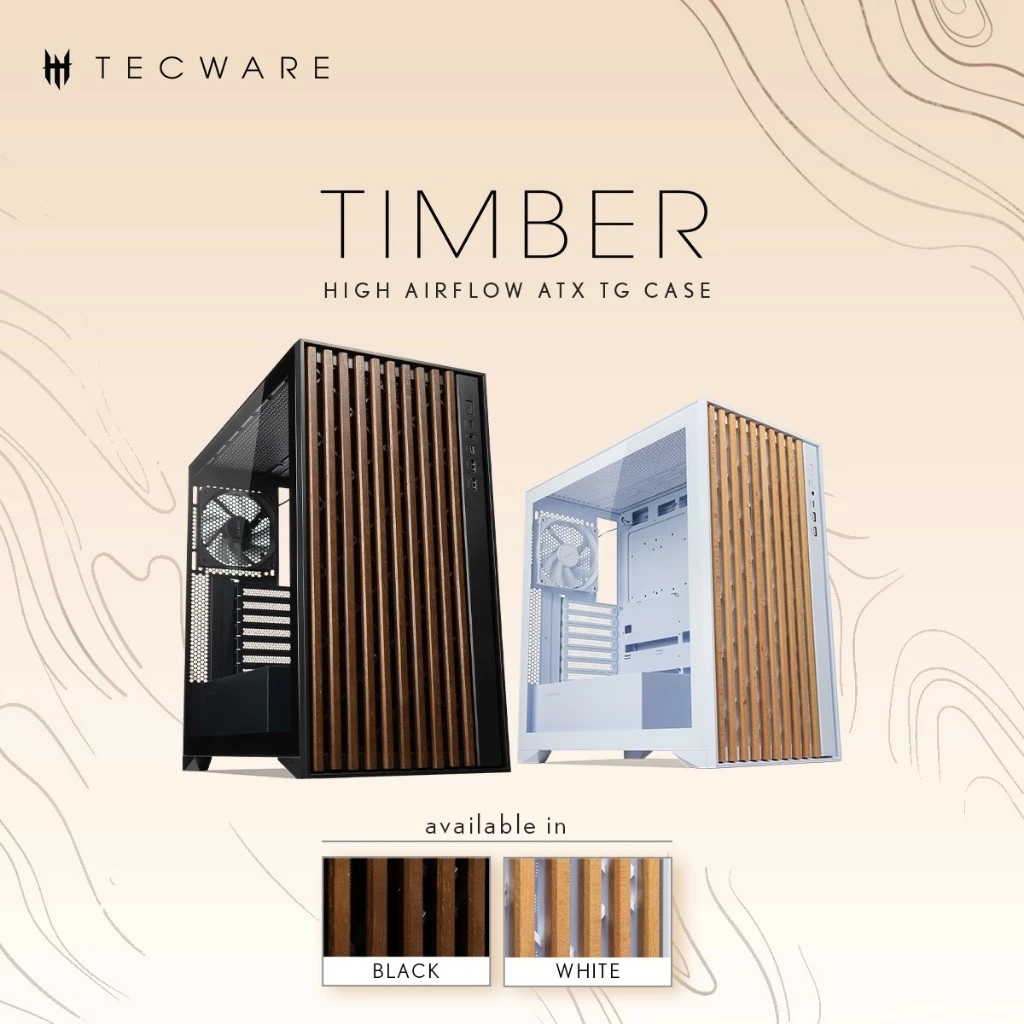 TECWARE TIMBER M (M-ATX) / TIMBER (ATX) TG DESKTOP PC CASE / CASING ...