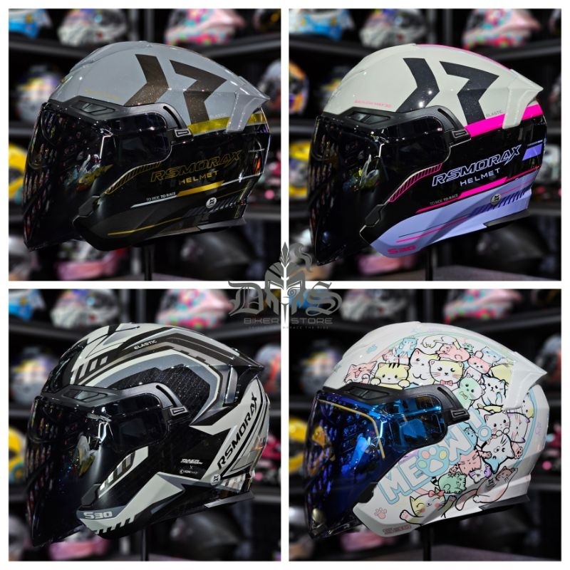 Original Rsmorax S30 Open Face Helmet | Shopee Malaysia