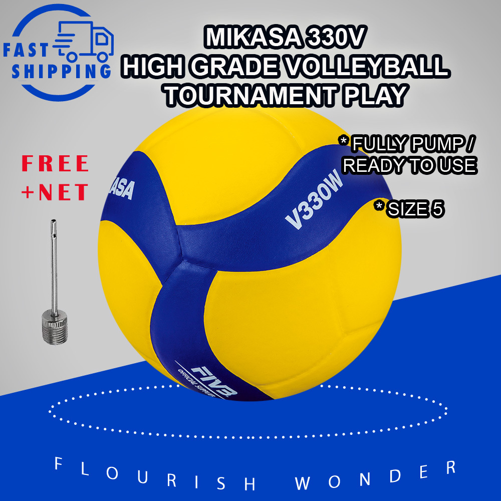Mikasa Volleyball Tournament Match Ball Play MVA v330w / v200w Size 5 ...