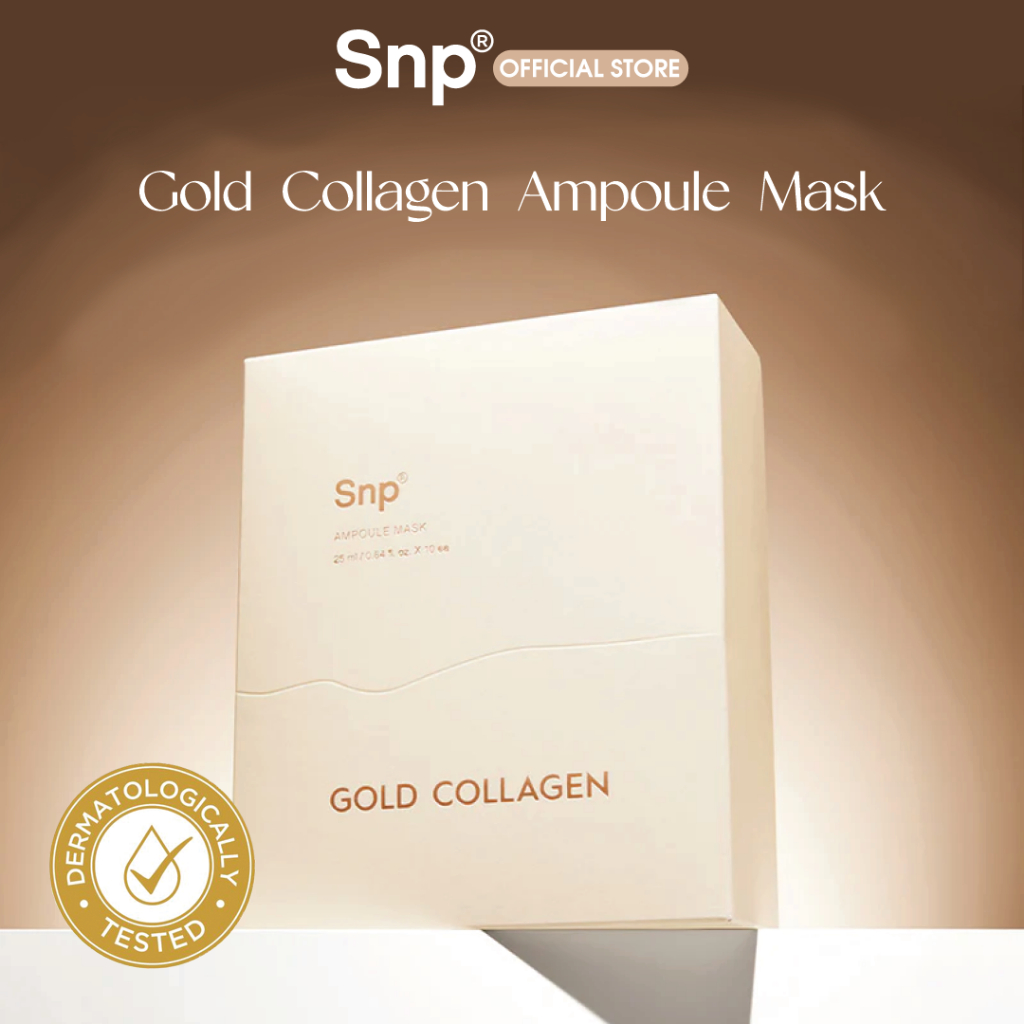SNP Gold Collagen Ampoule Mask (10s) | Shopee Malaysia
