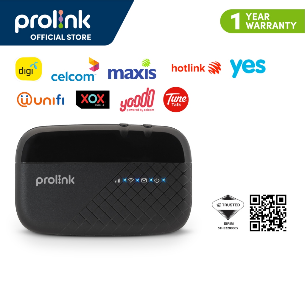 Prolink Smart 4G LTE Pocket WiFi | Hotspot Unlimited Data | Powered by ...