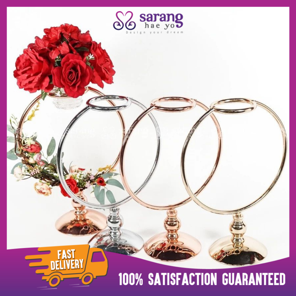 Flower Plant Stand Rak Tumbuhan Bunga Rak pasu bunga Metal flower stand ...