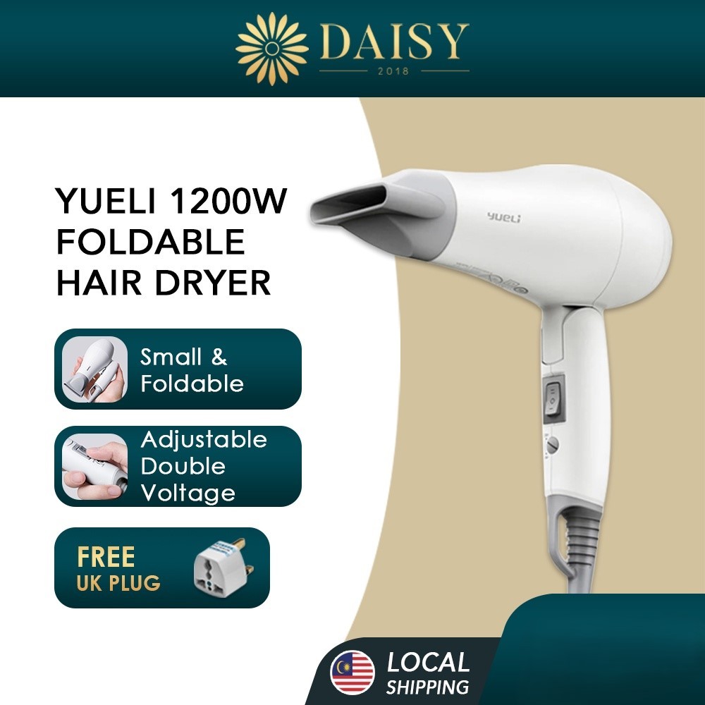 【Clearance】Youpin Yueli Hair Dryer 1200W Fast Dry Folding Overheat ...