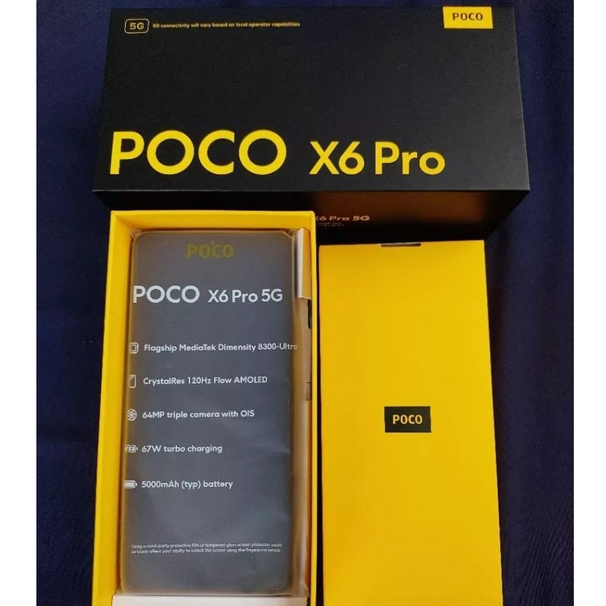 POCO X6 Pro 5G Dimensity 8300 Ultra/120Hz AMOLED display/powered by Xiaomi HyperOS | Shopee Malaysia