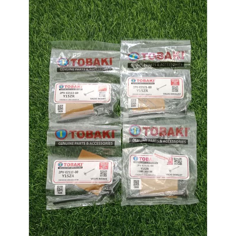 Tobaki Yamaha Y15ZR Value Exhaust & Value Intake Std Size(17/19) (4 pcs ...