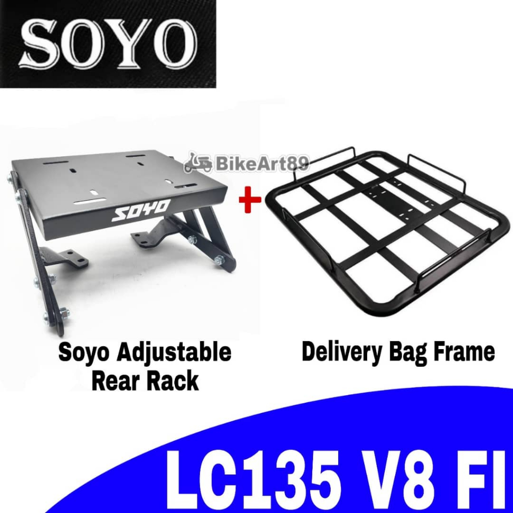 Monorack LC135 V8 FI SOYO Foodpanda Grabfood Heavy Duty With Delivery ...