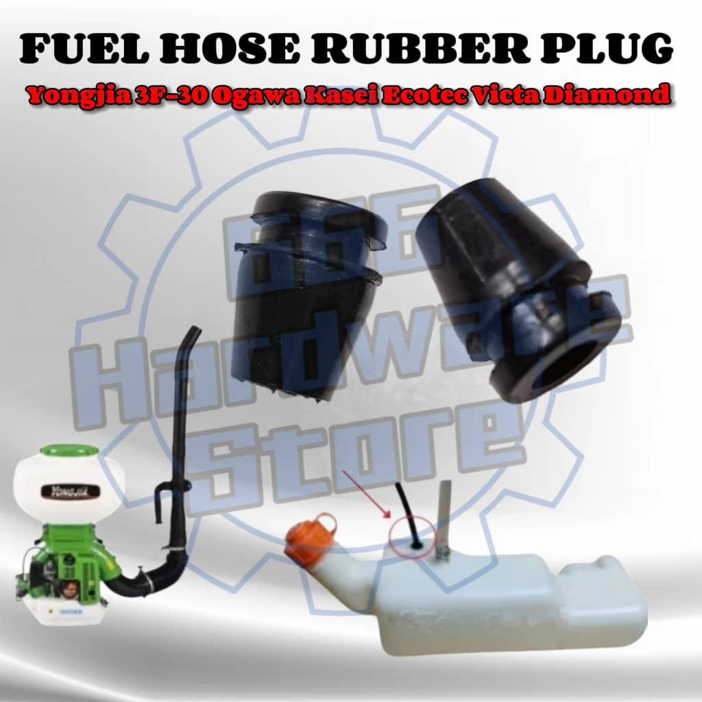 Yongjia 3f-30 Fuel Tank Fuel Hose Rubber Plug Kasei Victa Ogawa Mist Duster Pam Hijau Pam Sembur ...