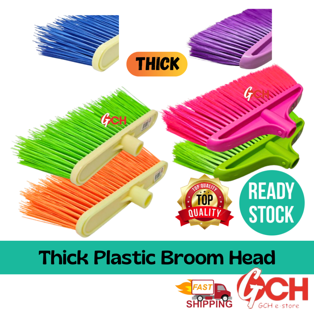 💥Thick Broom Head Hard Broom Soft Broom / Cleaning Broom Sweeper ...